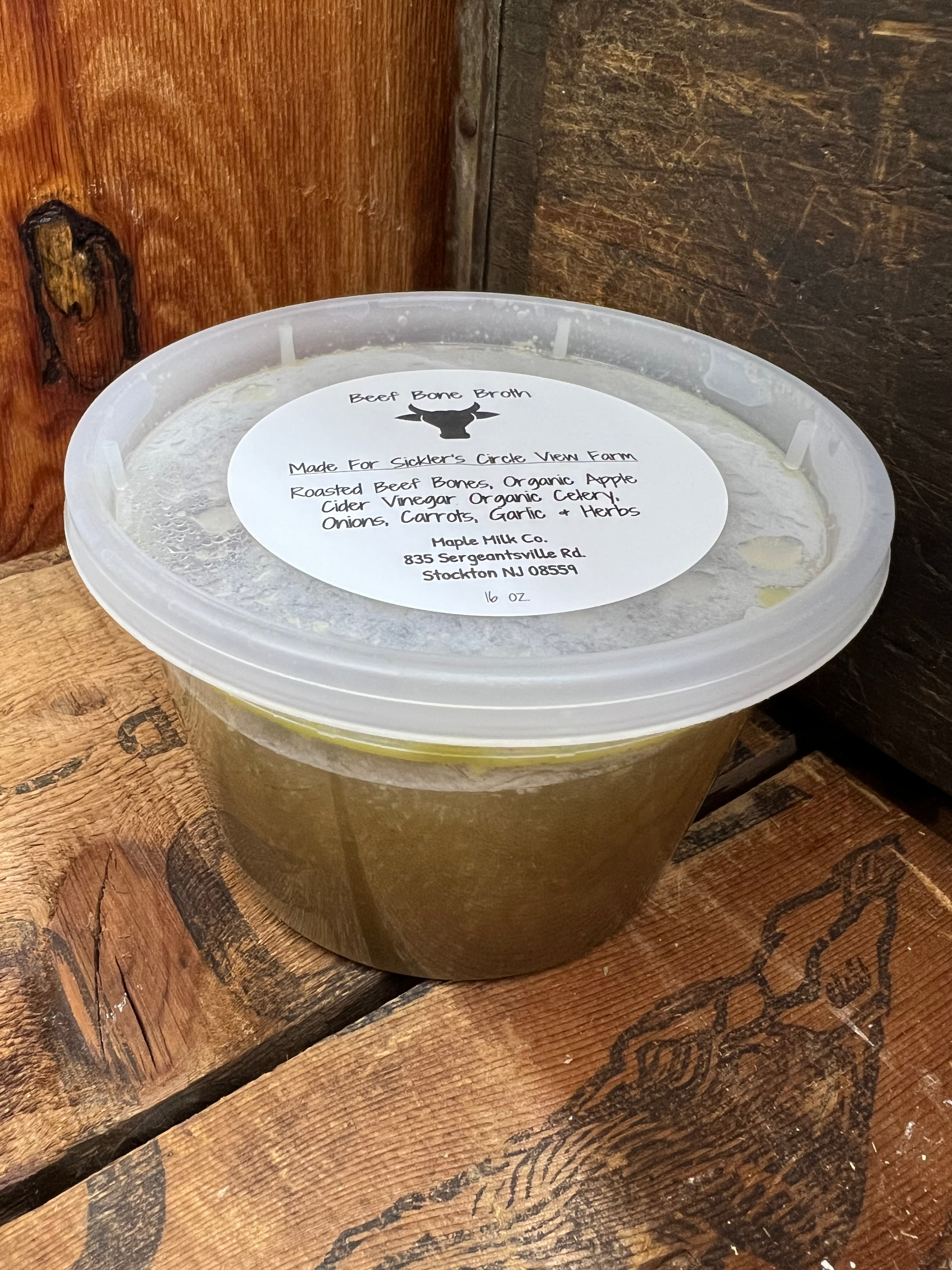 Frozen Beef Bone Broth - 16oz *not available for shipping* – Sickler’s ...